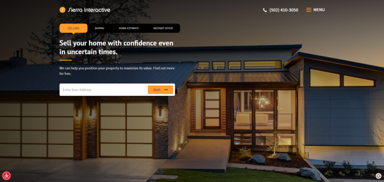 High-Performance Real Estate Website for Seller Lead Generation ...